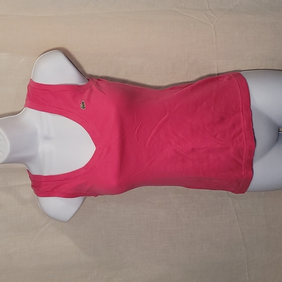 Lacoste | Tops | Pink Lacoste 0 Cotton Tank Top | Poshmark